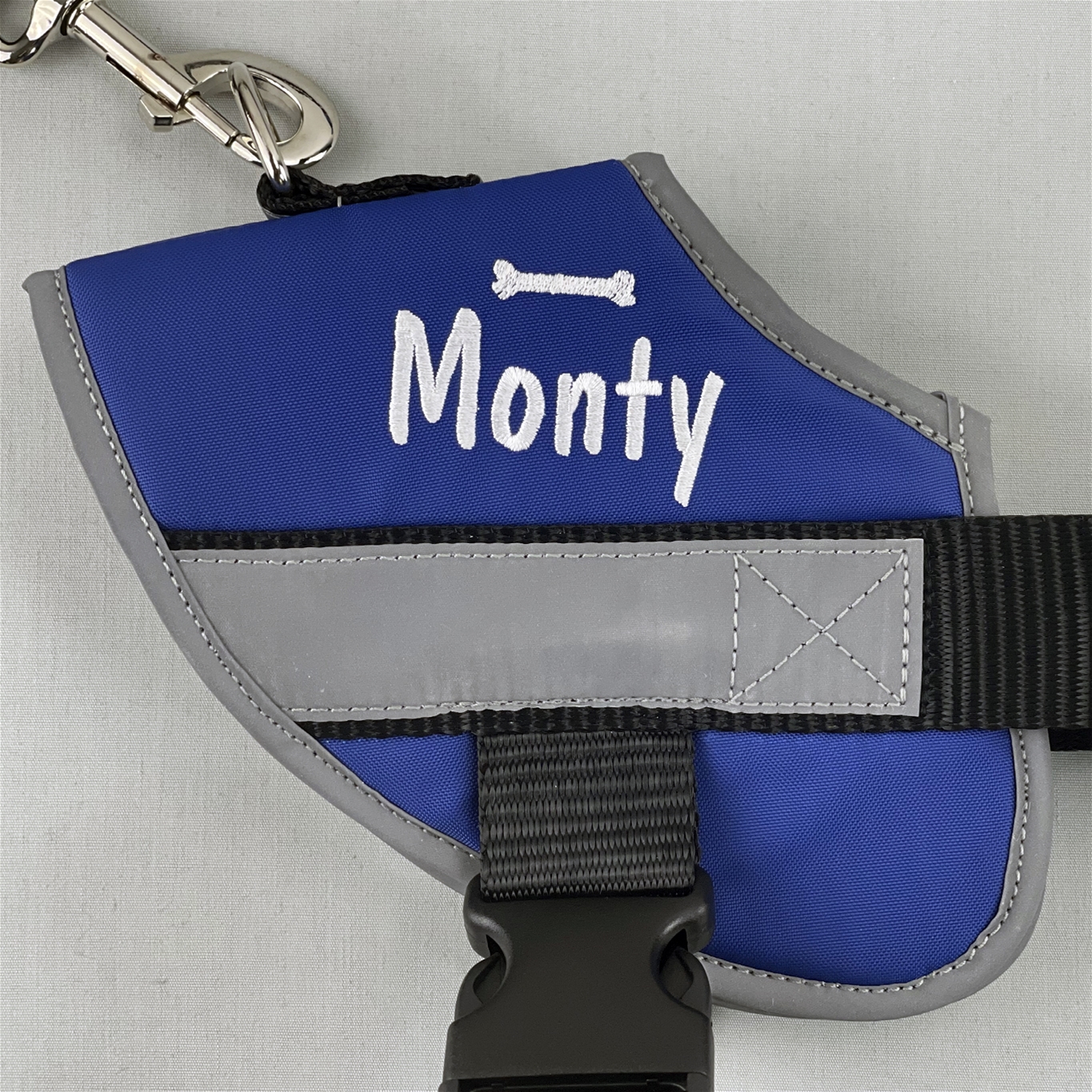 Blue Custom Dog Harness